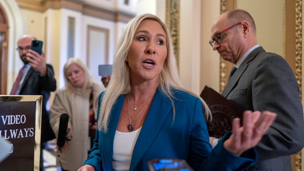 Marjorie Taylor Greene marks her last day in Congress after resignation