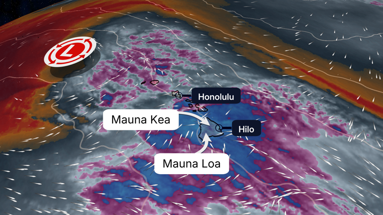 Snow in Hawaii is a thing, and it's happening right now
