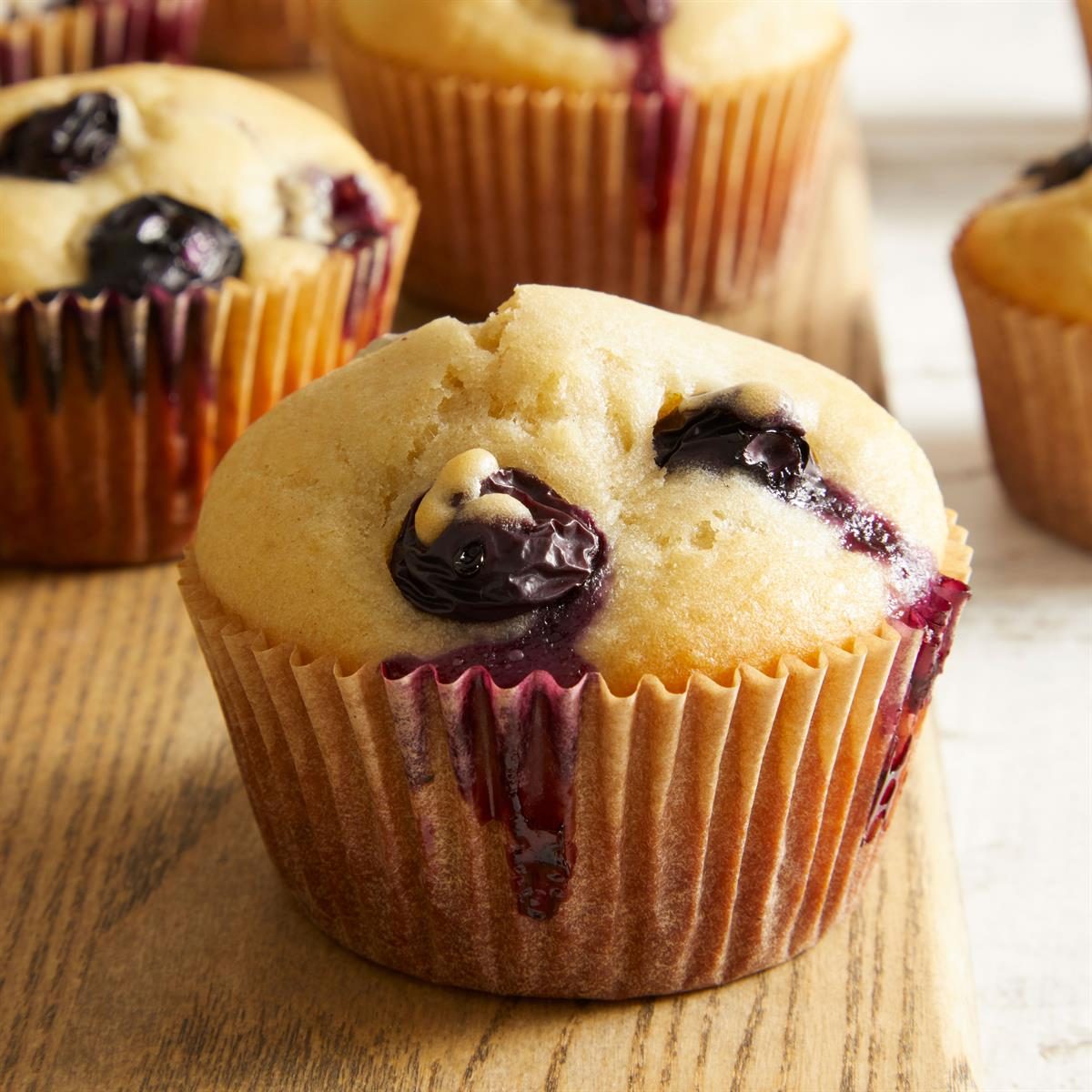 Vegan blueberry muffins