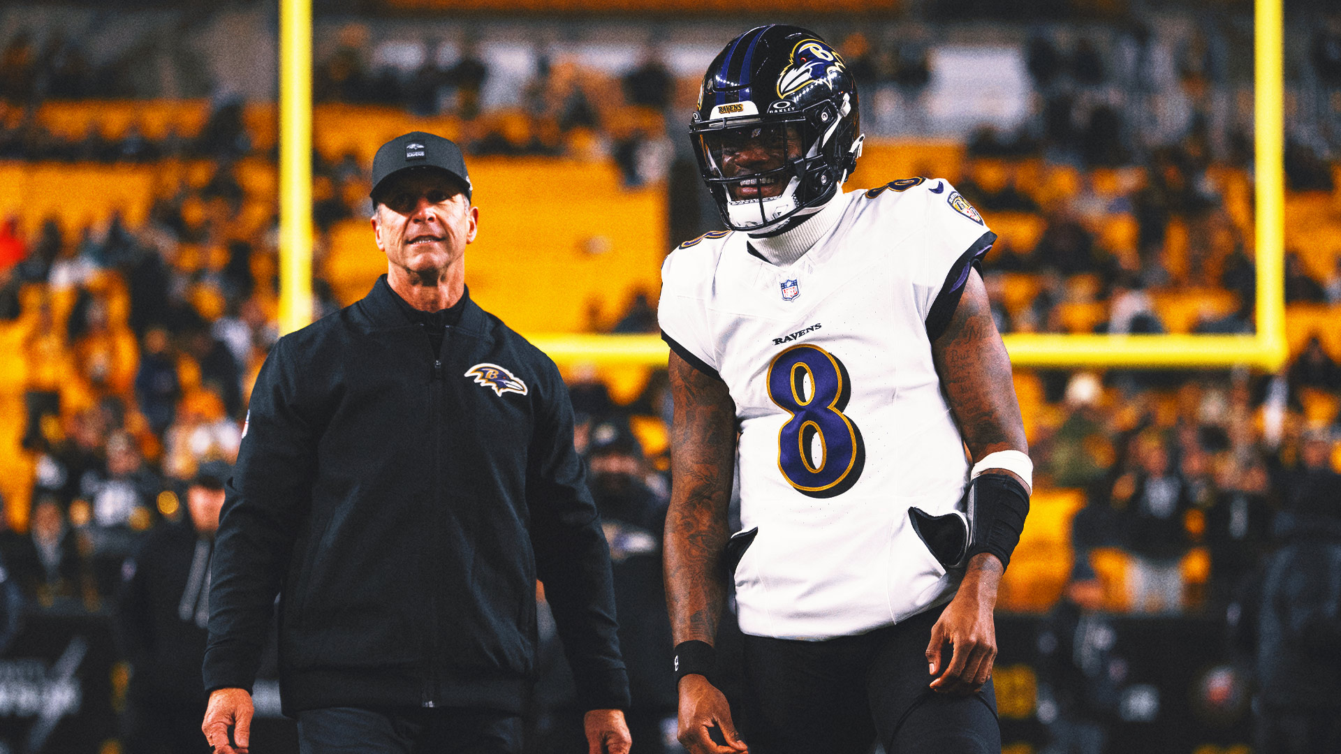 Lamar Jackson declines to talk about John Harbaugh, Ravens future: 'Not ...