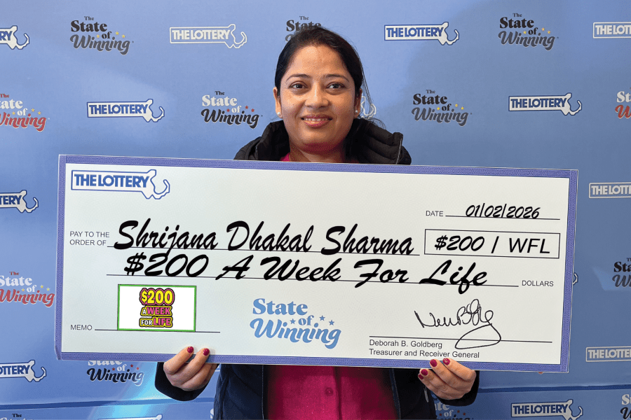 Amherst woman wins $200 weekly for life from $2 scratch ticket