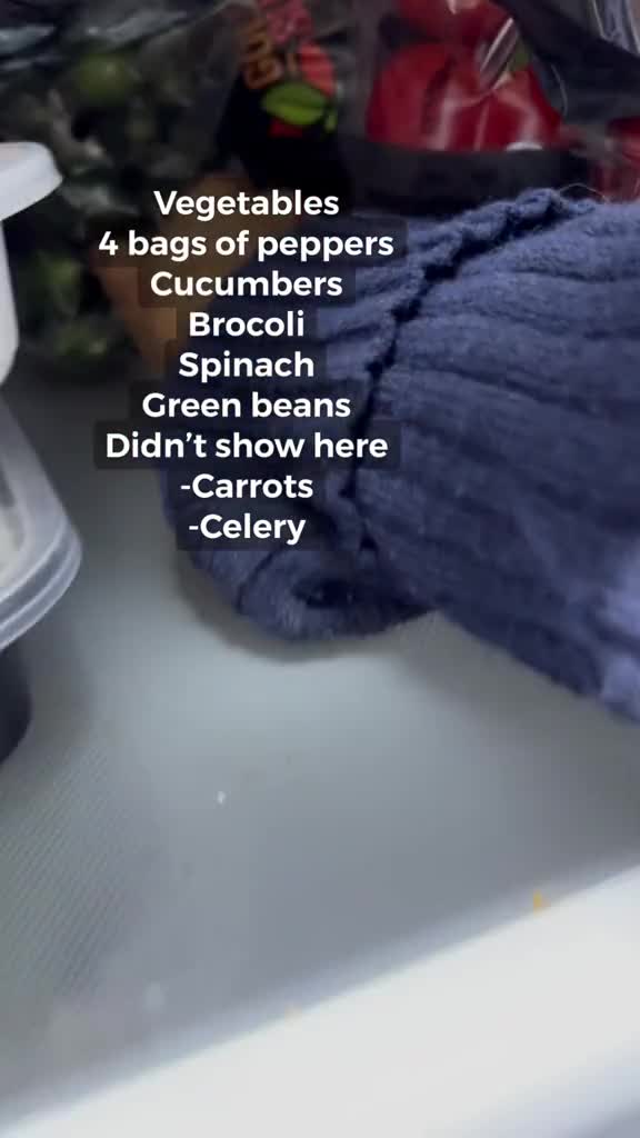 What I buy for easy weight loss meals all week