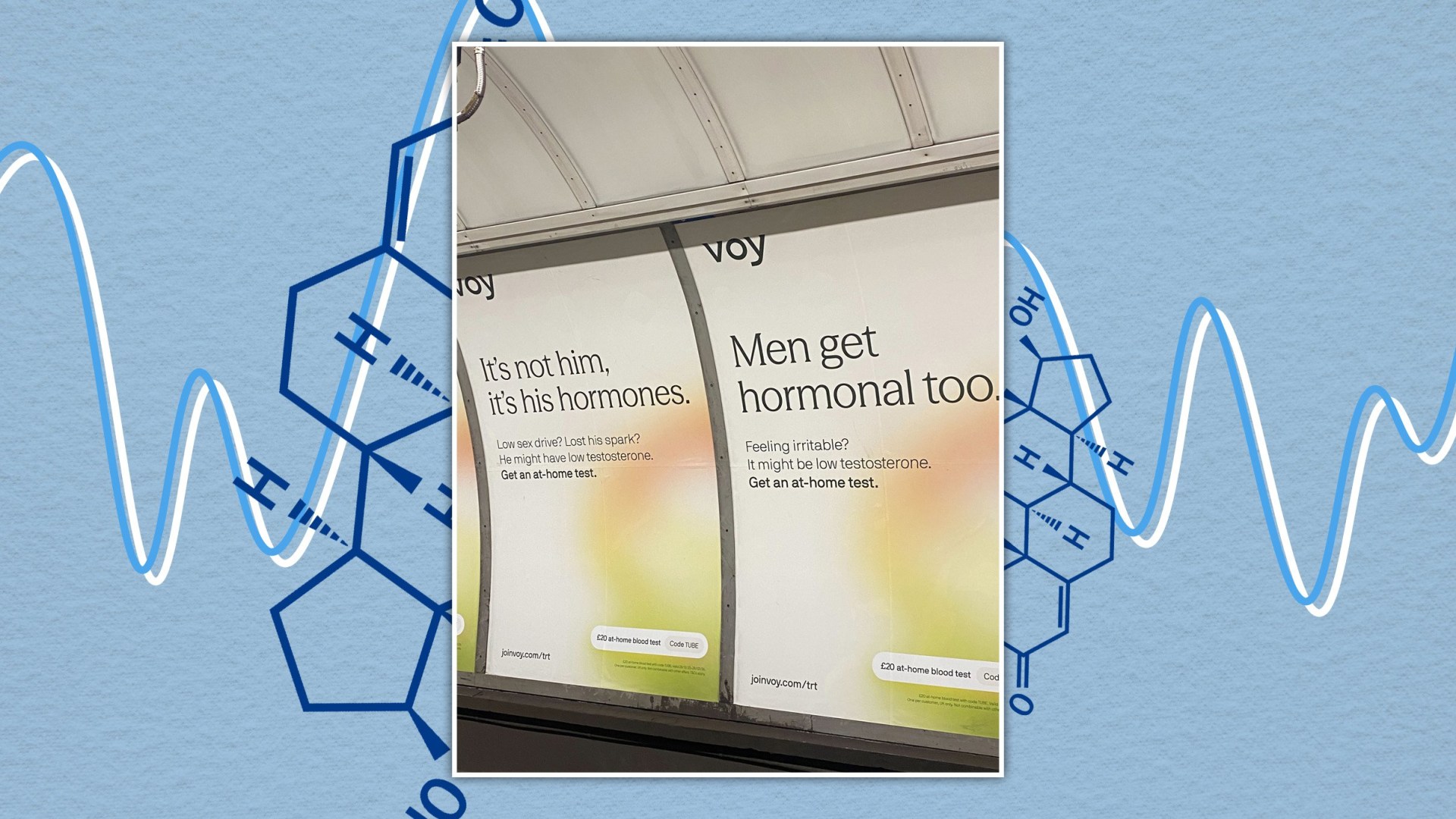 Do men's hormone levels fluctuate as much as women's?