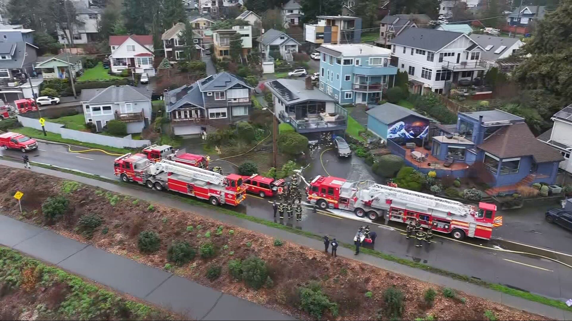 Fire damages Seattle home in Wallingford neighborhood; no injuries reported
