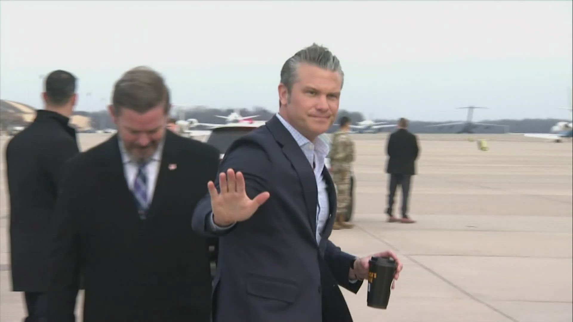 Secretary of Defense Pete Hegseth conducts oath of office for new ...