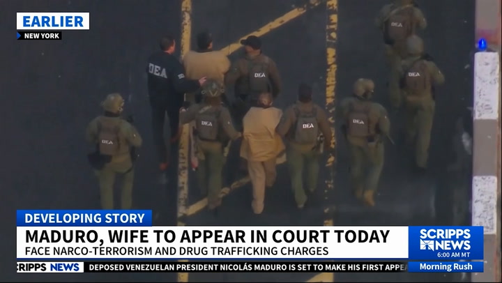 Maduro and wife face US court on drug charges