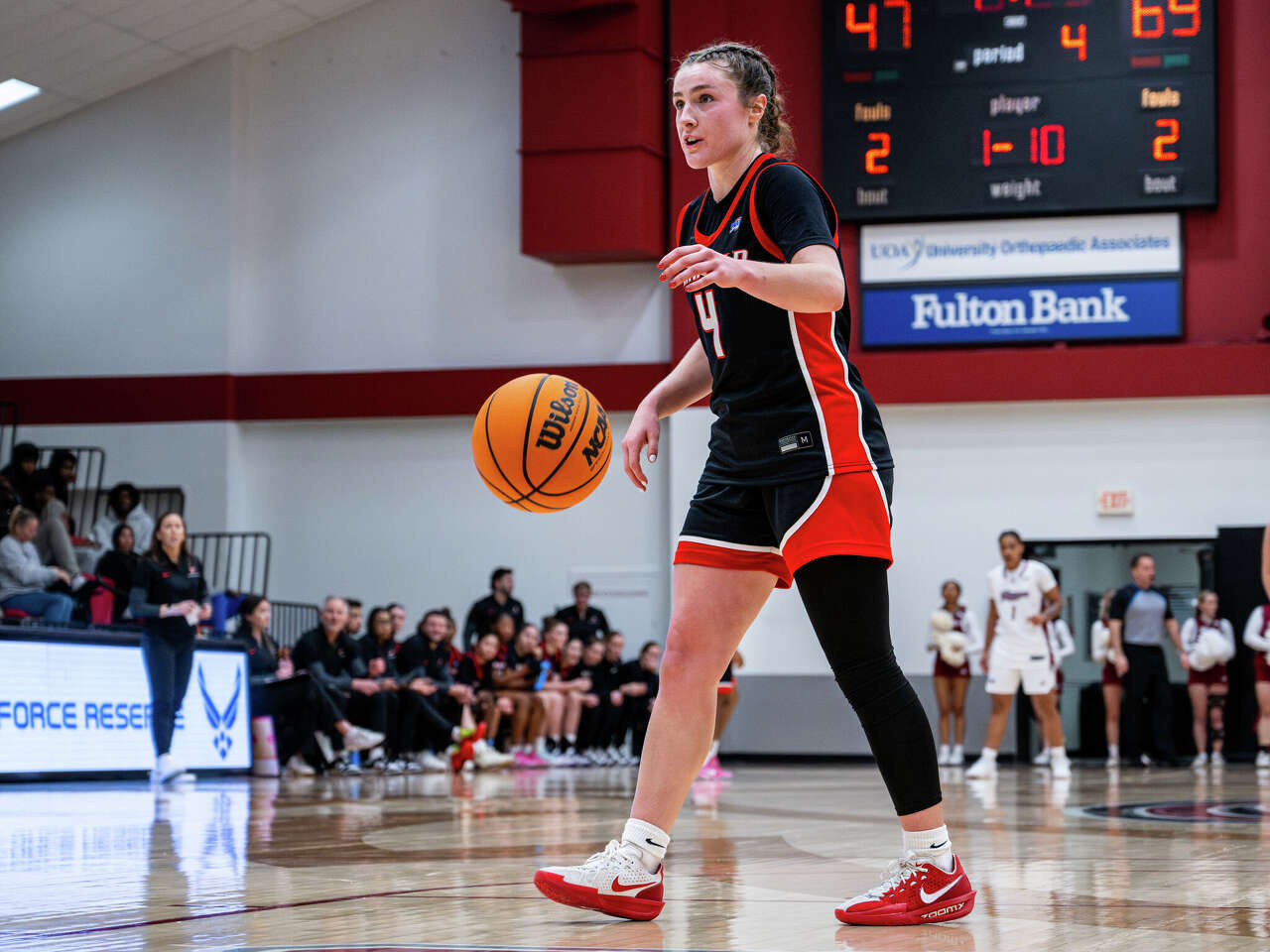 Kaety L'Amoreaux records first-ever triple-double in Fairfield women's ...