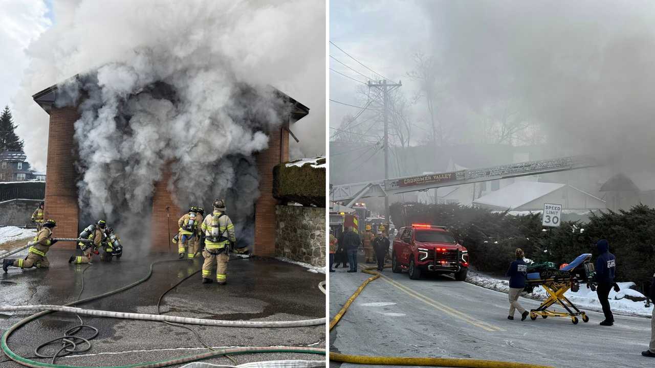 Resident burned, firefighter hospitalized after basement, garage blaze ...