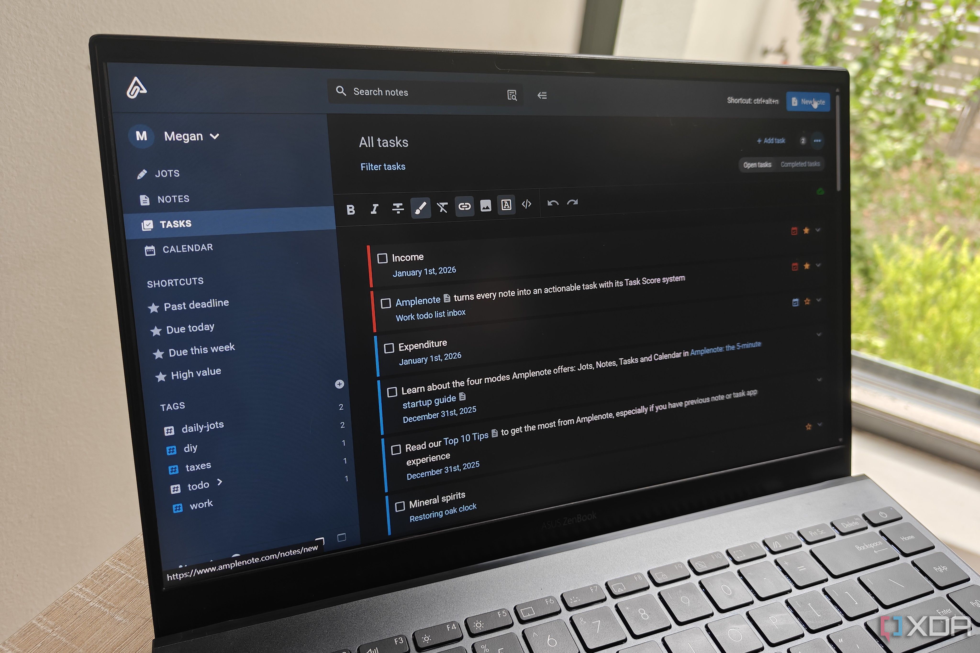 Amplenotes fixed my chaotic to-do list thanks to its score system