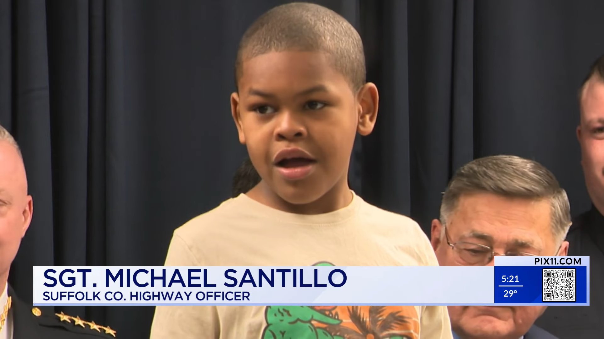 Cops save boy who fell through ice on Christmas Day