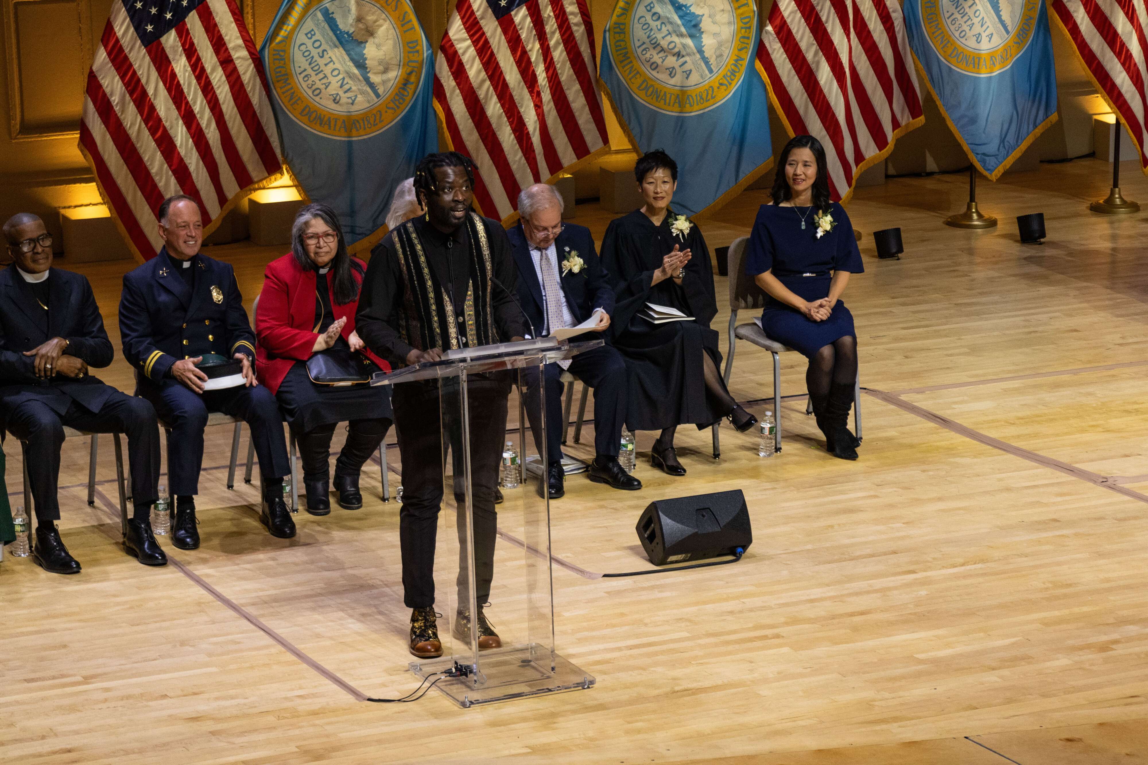 Boston Mayor Wu vows to improve schools, fight Trump as she is sworn in ...