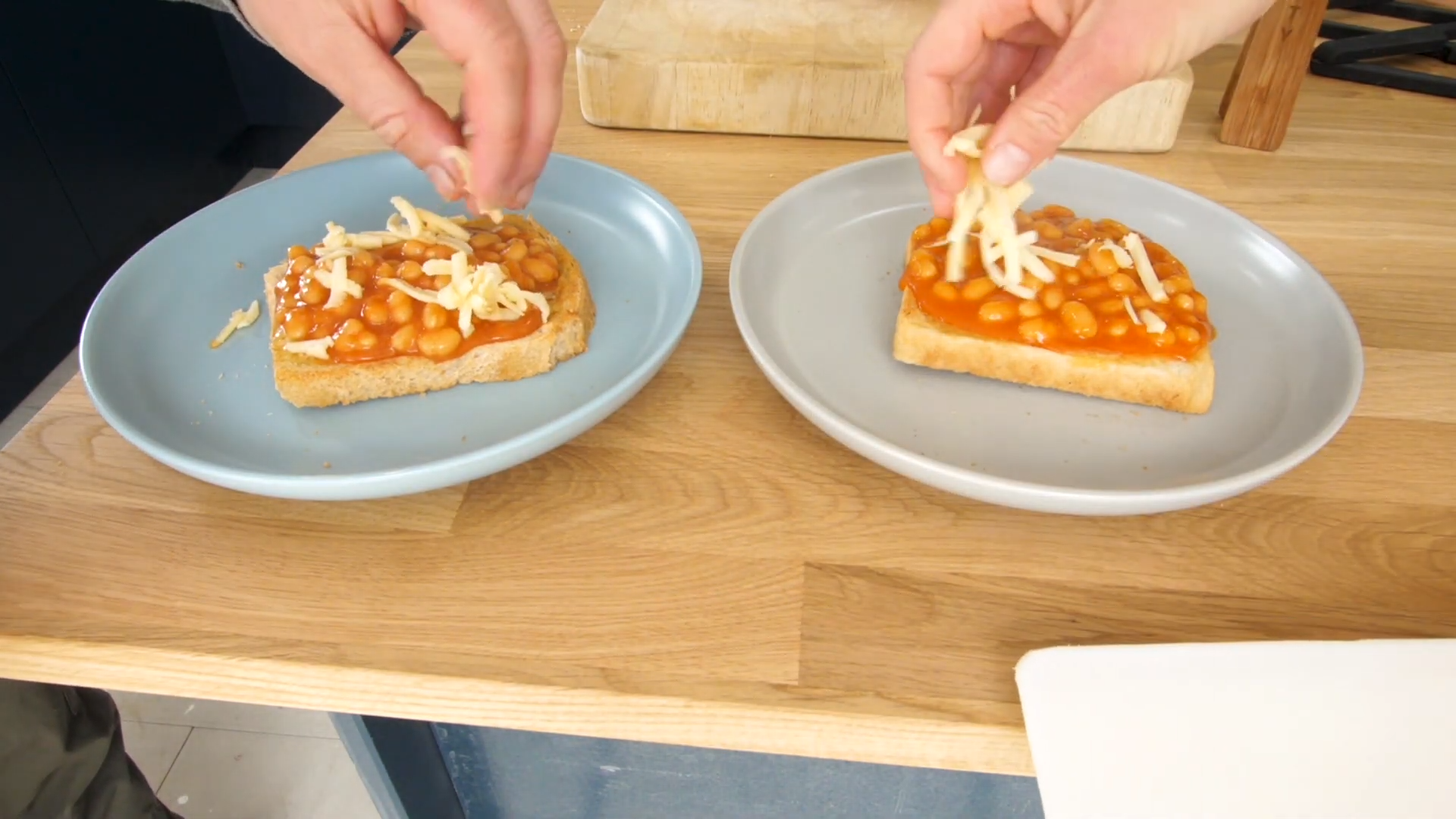 Cheap vs. steep beans on toast