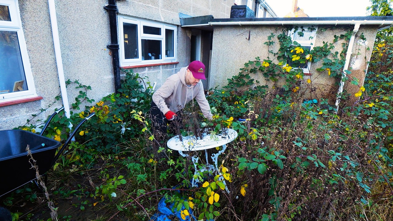 Single mum of seven overwhelmed by life gets her garden back