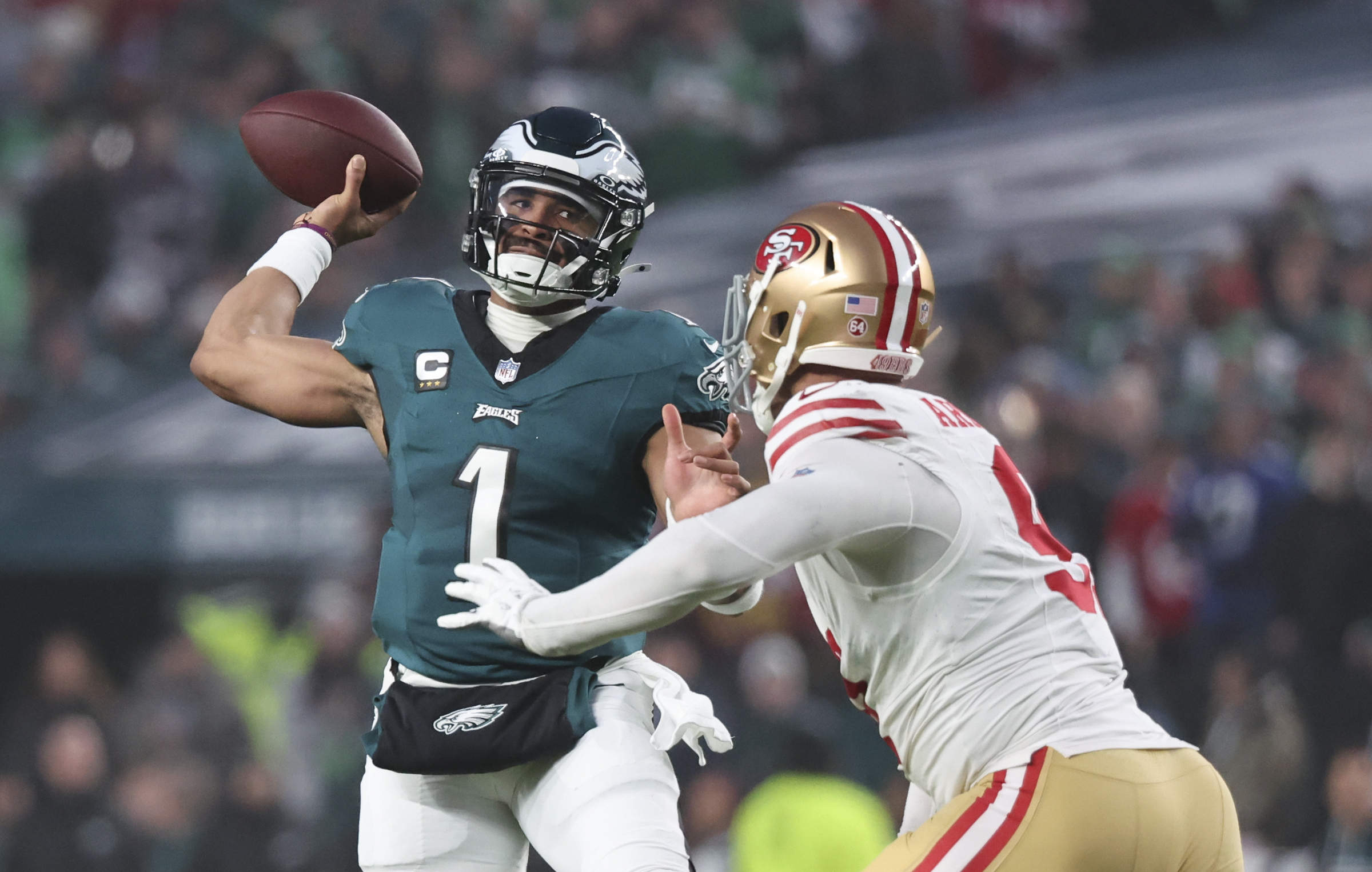 Eagles are slim favorites over 49ers in wild-card round; plus, updated ...