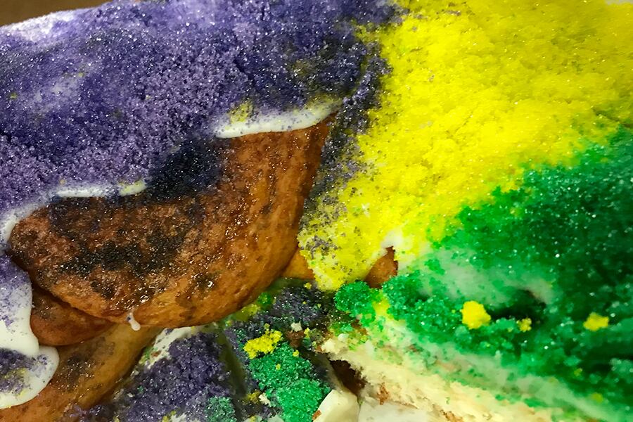 Somebody said you’re not supposed to eat king cake until Jan. 6