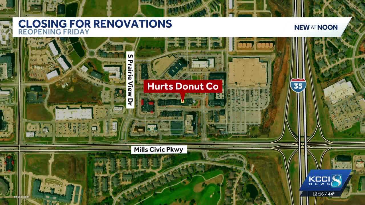 West Des Moines donut shop temporarily closing for renovations this week