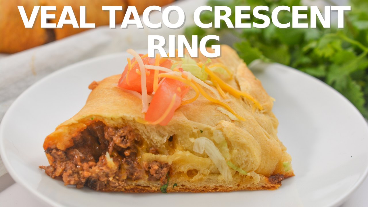 Veal taco crescent ring--the ultimate taco ring twist