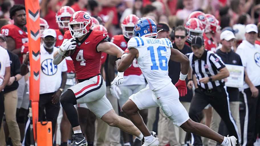 Georgia Bulldogs tight end Oscar Delp officially declares for the 2026 ...