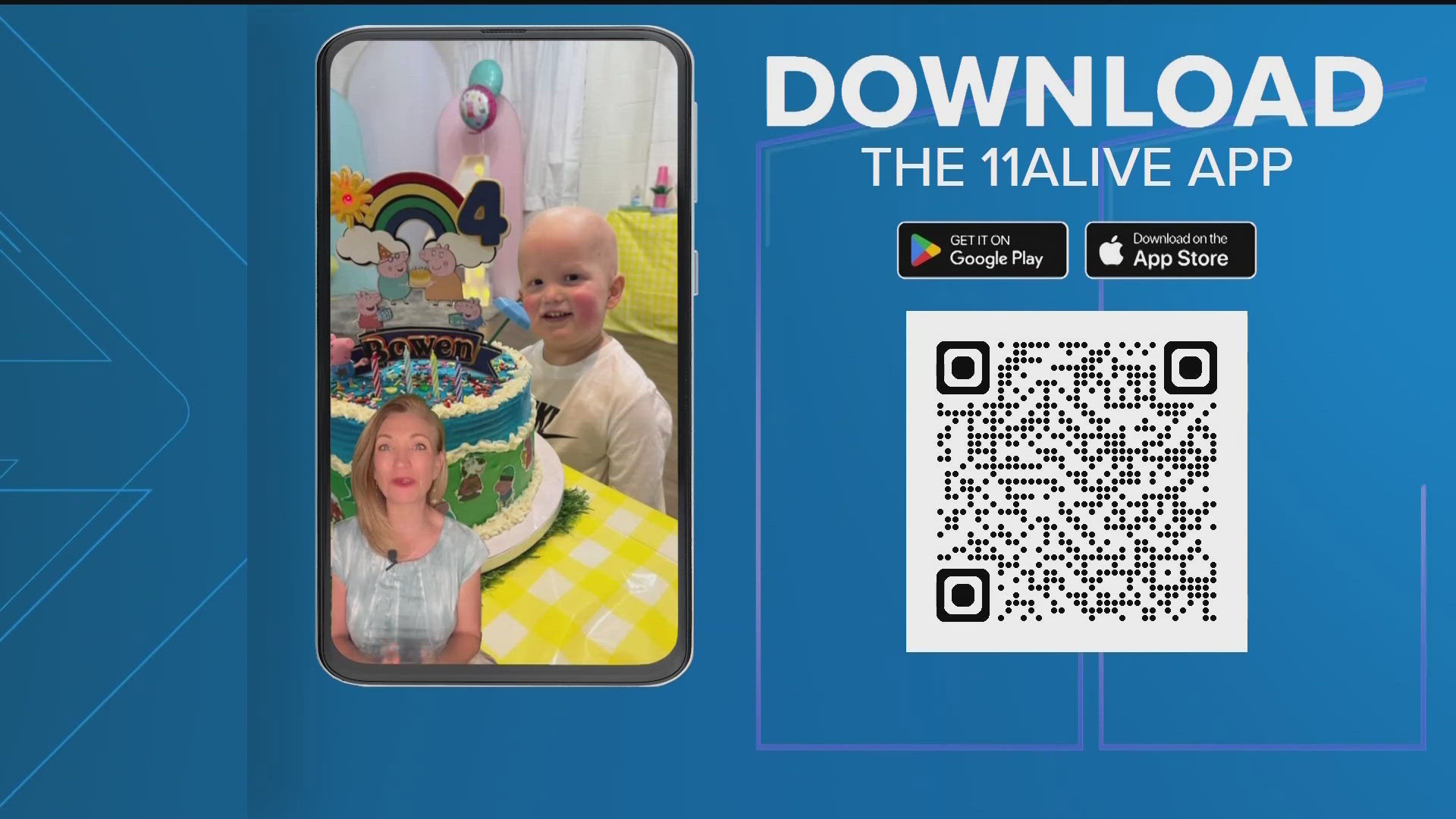 Community celebrates 4-year-old's birthday going to another round on chemo