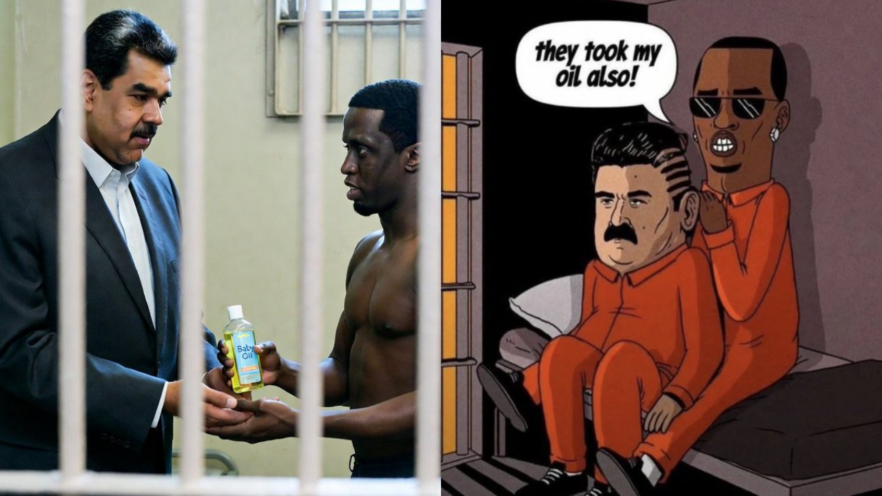 From crude oil to baby oil: Maduro–Diddy memes are flooding social media