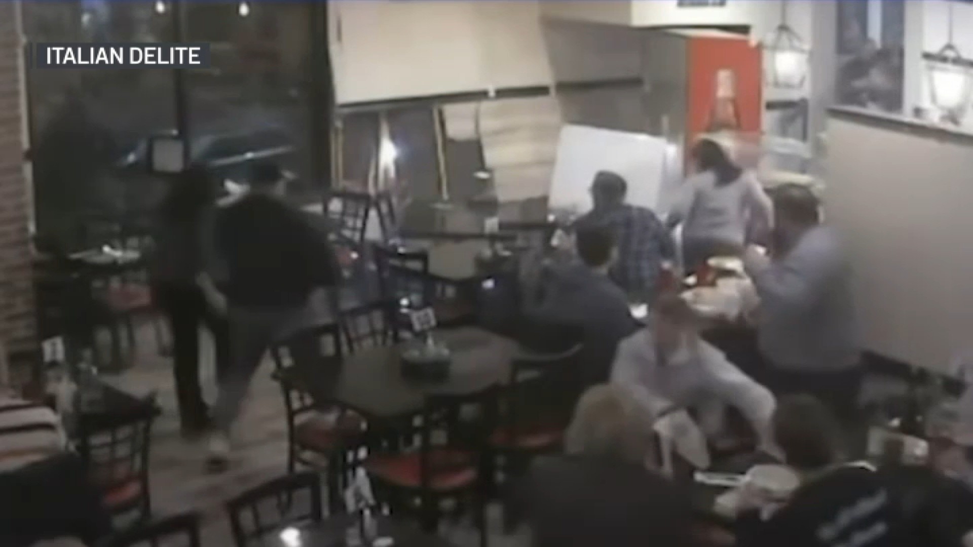 Watch: Car crashes through Italian restaurant in Montgomery County, Pa.