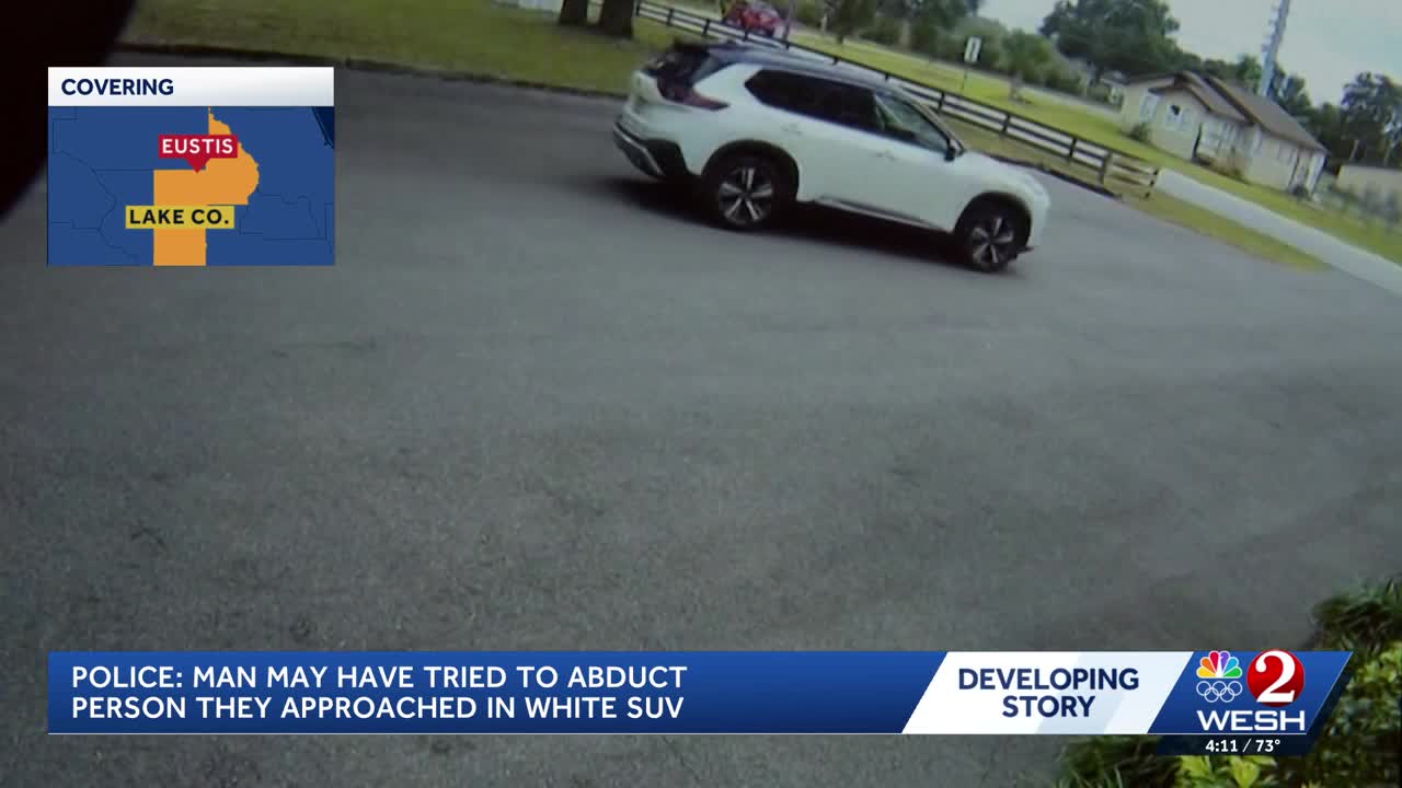 Police seek man accused of attempted abduction in Eustis