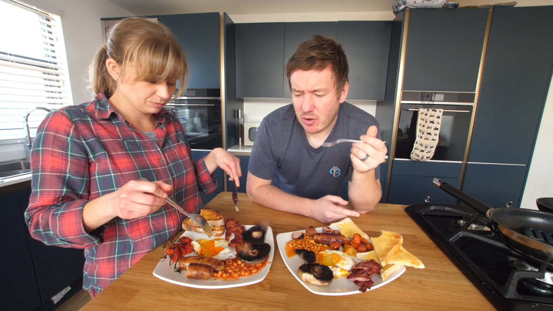 Cheap vs steep English cooked breakfast