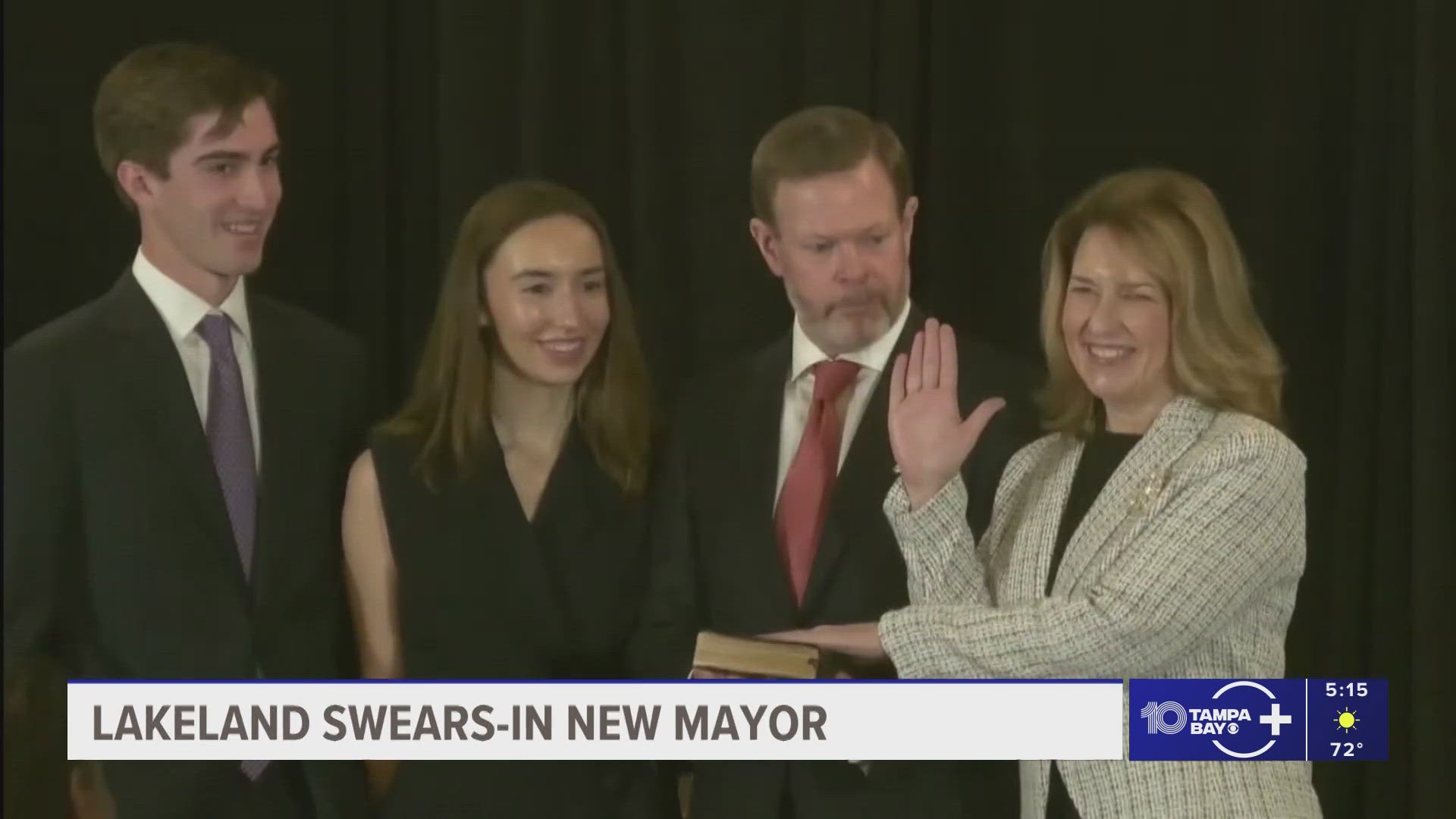 Lakeland swears in first woman elected mayor as city faces growth, tax ...