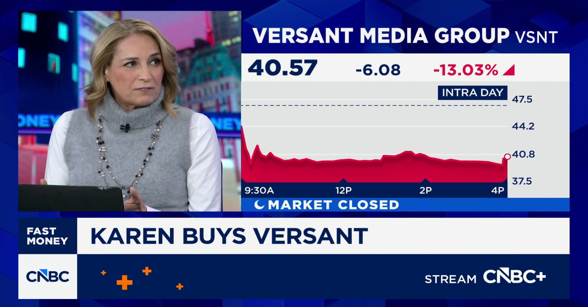 Versant Media debuts on NASDAQ