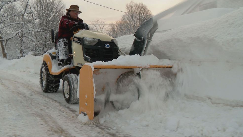 Sandy Creek residents dig out of around 5 feet of snow