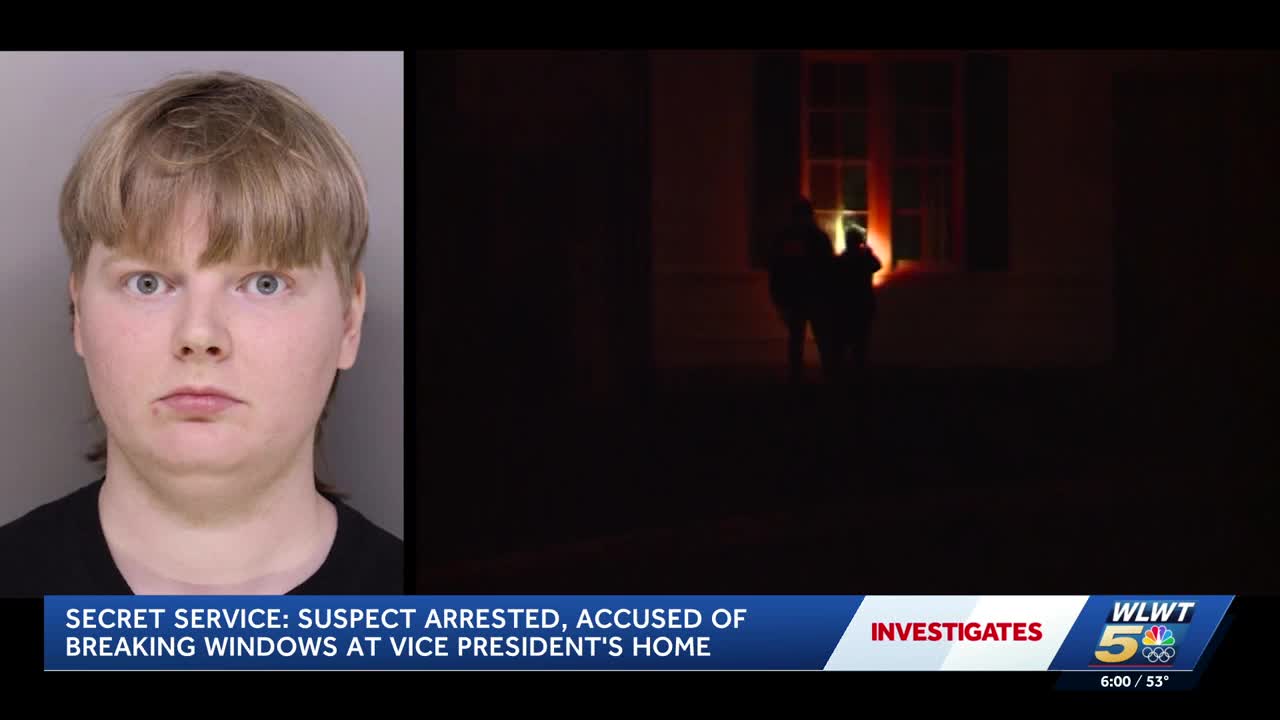 Man arrested, accused of breaking windows at JD Vance's home