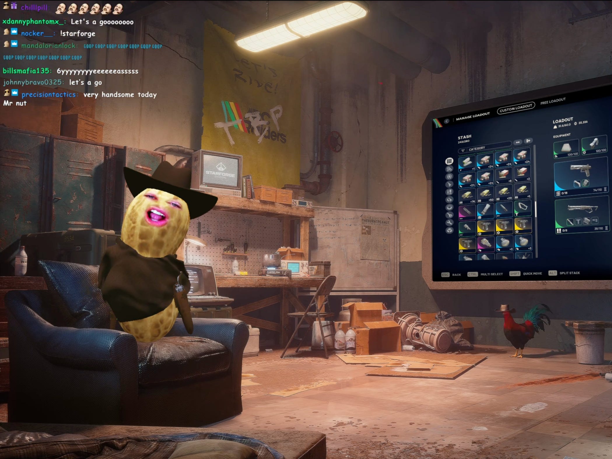 Men spent their holiday obsessed with a peanut