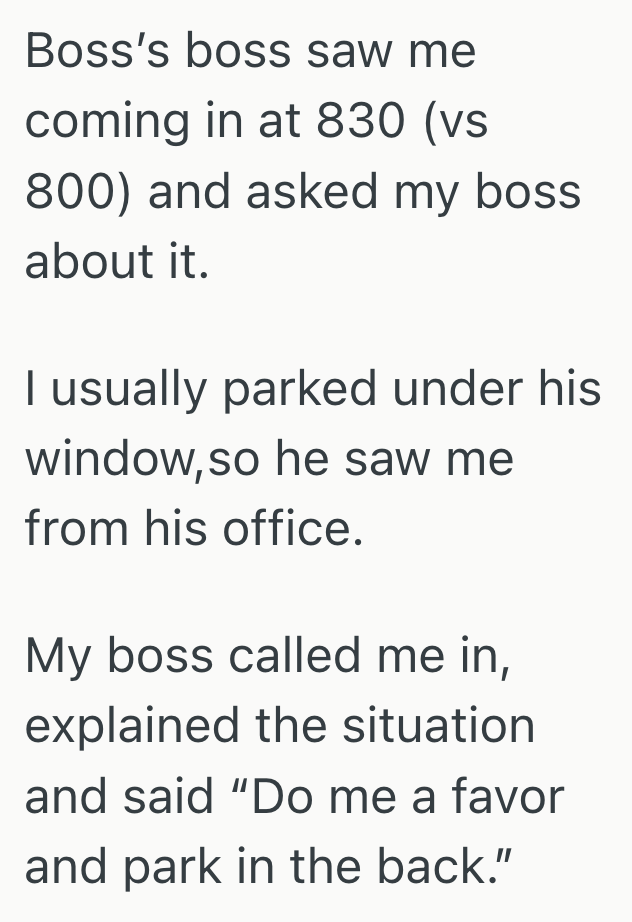 Employee walked out before her boss tried to check in with her, so she ...