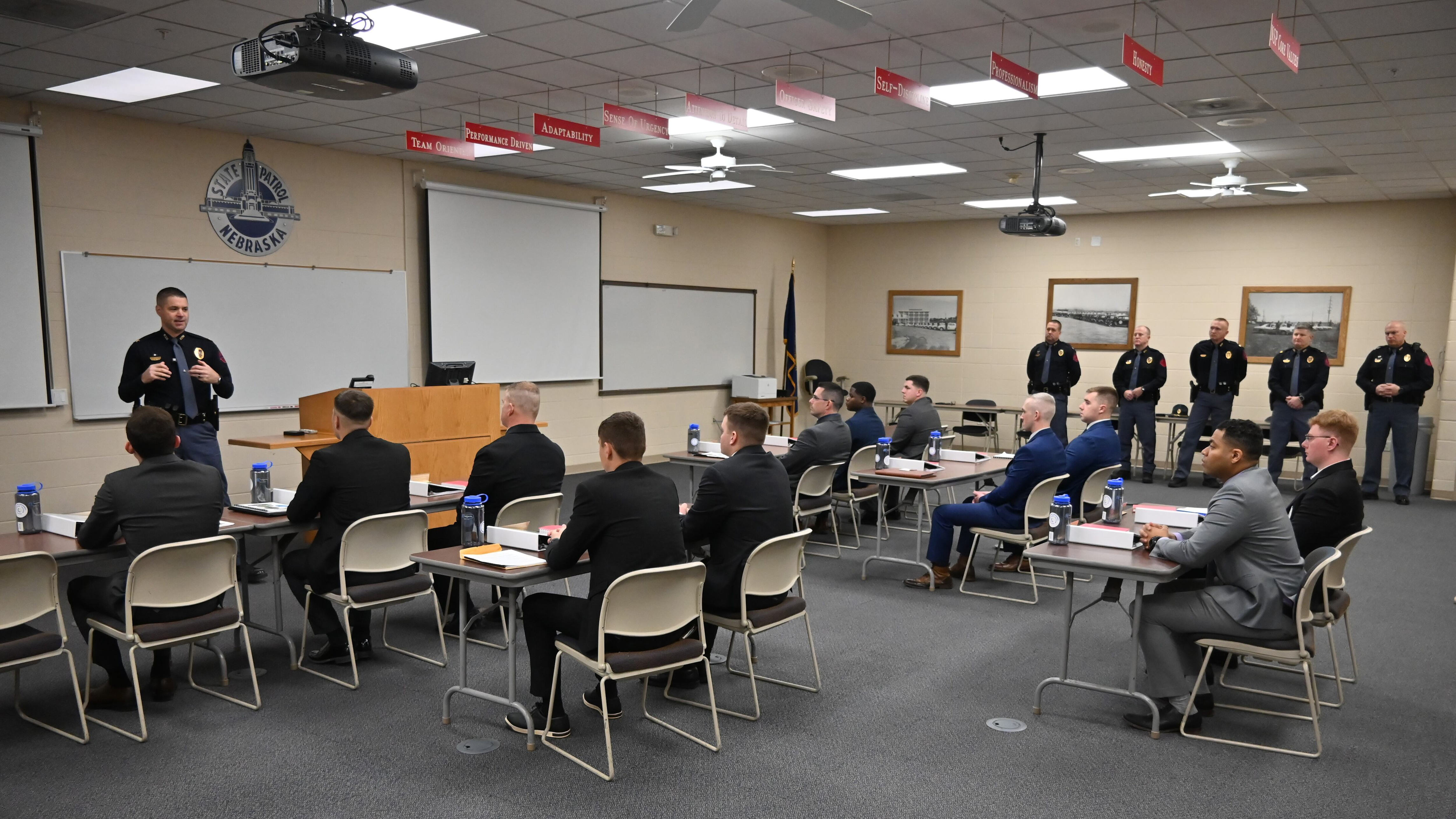 Nebraska State Patrol Camp 73 begins training in Grand Island