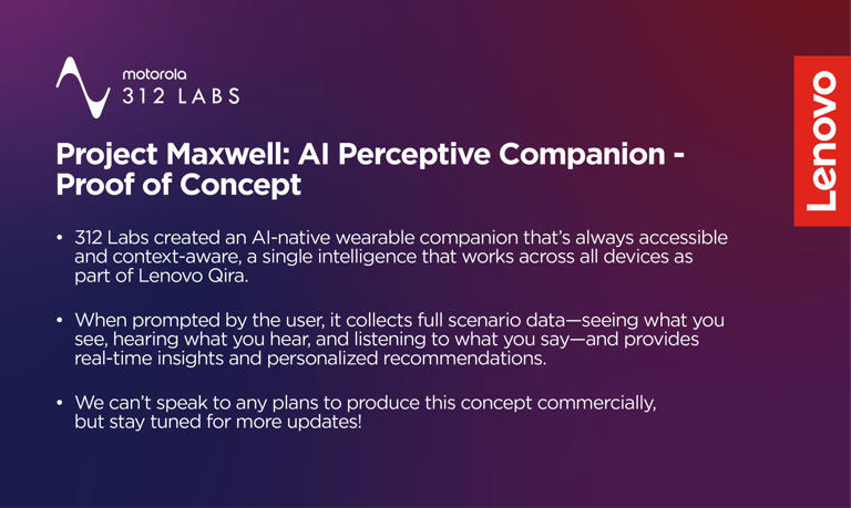 Motorola could be developing a wearable AI device that looks a lot like ...