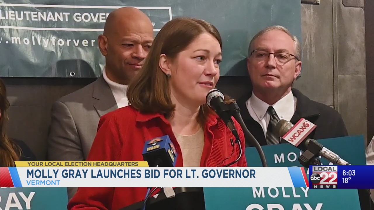 Molly Gray launches bid for lieutenant governor