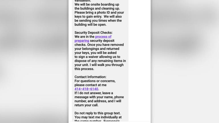 Milwaukee apartment fire; tenants allege property removed without consent