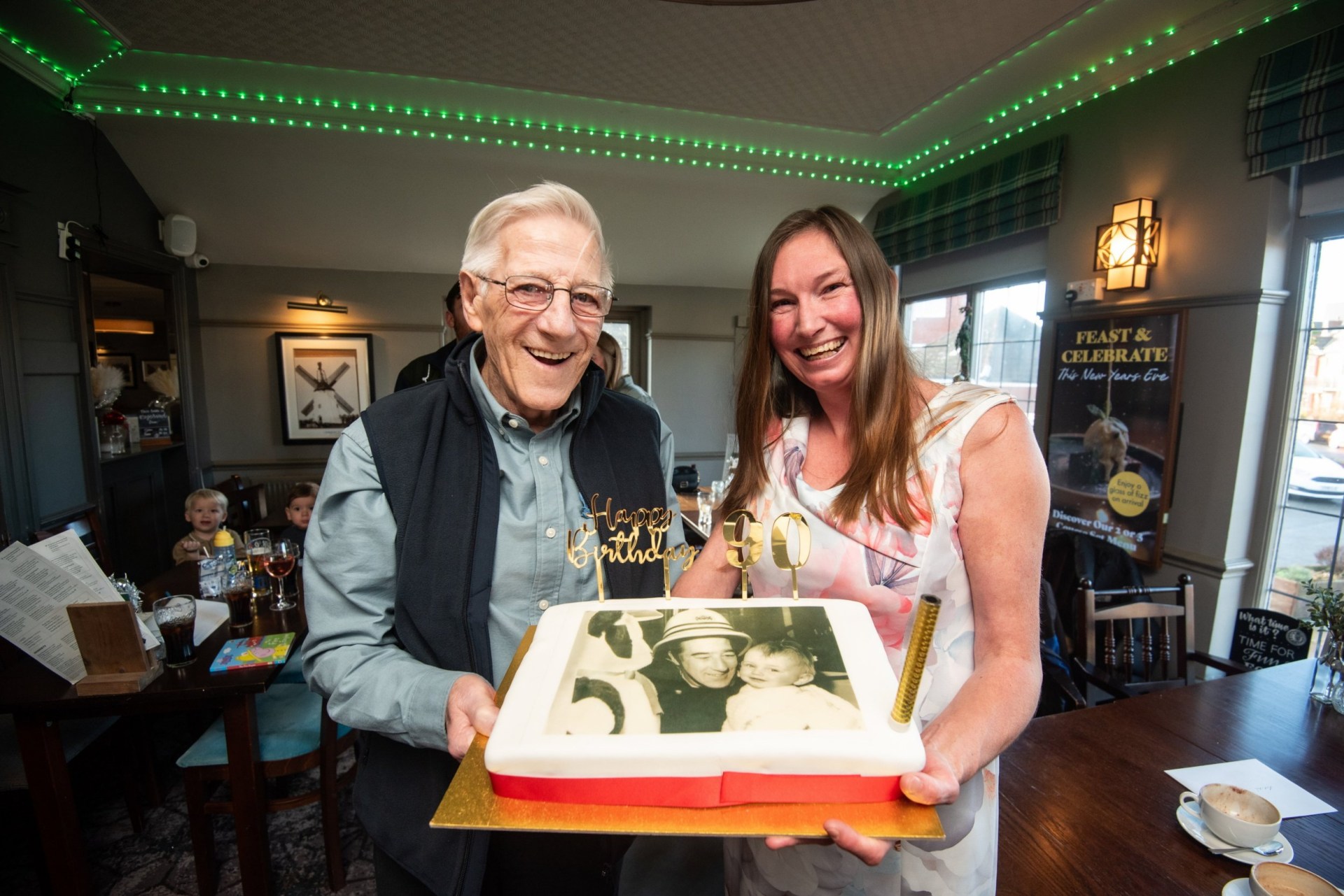 90-year-old reunited with baby he rescued 40 years ago