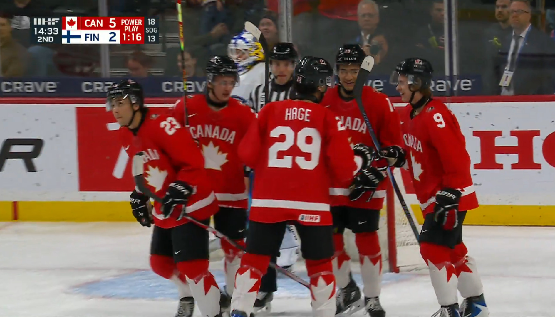 Quatre points pour Michael Hage et la médaille de bronze pour le Canada