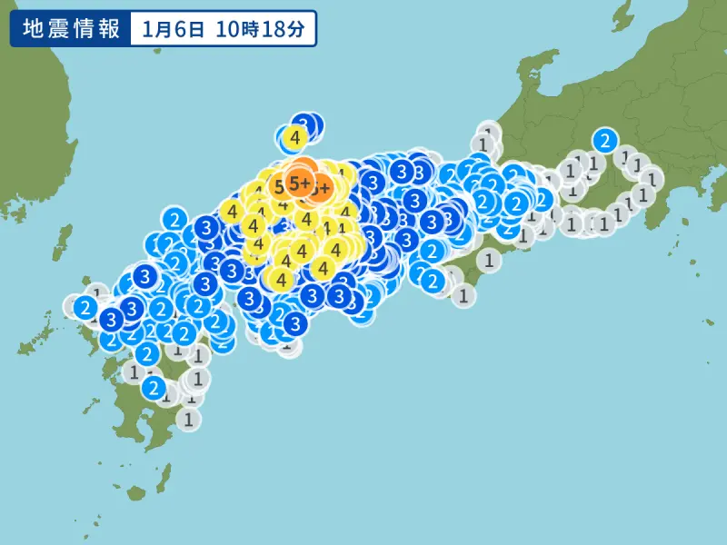 日本島根6.2強震 未來1週需防同等級地震