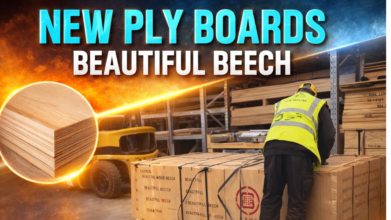 Galley build and varnish on a reversing boat