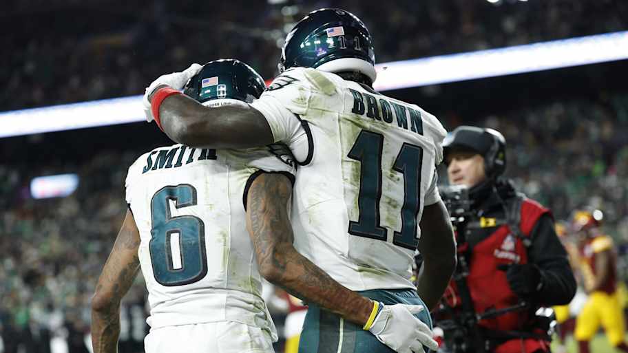 AJ Brown, DeVonta Smith make more Eagles history