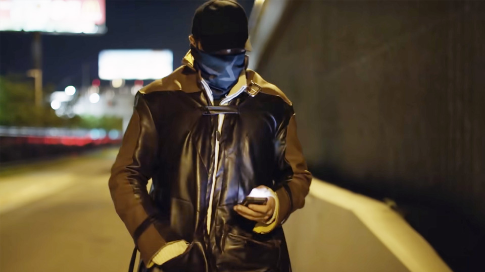 A real world Watch Dogs parkour scene