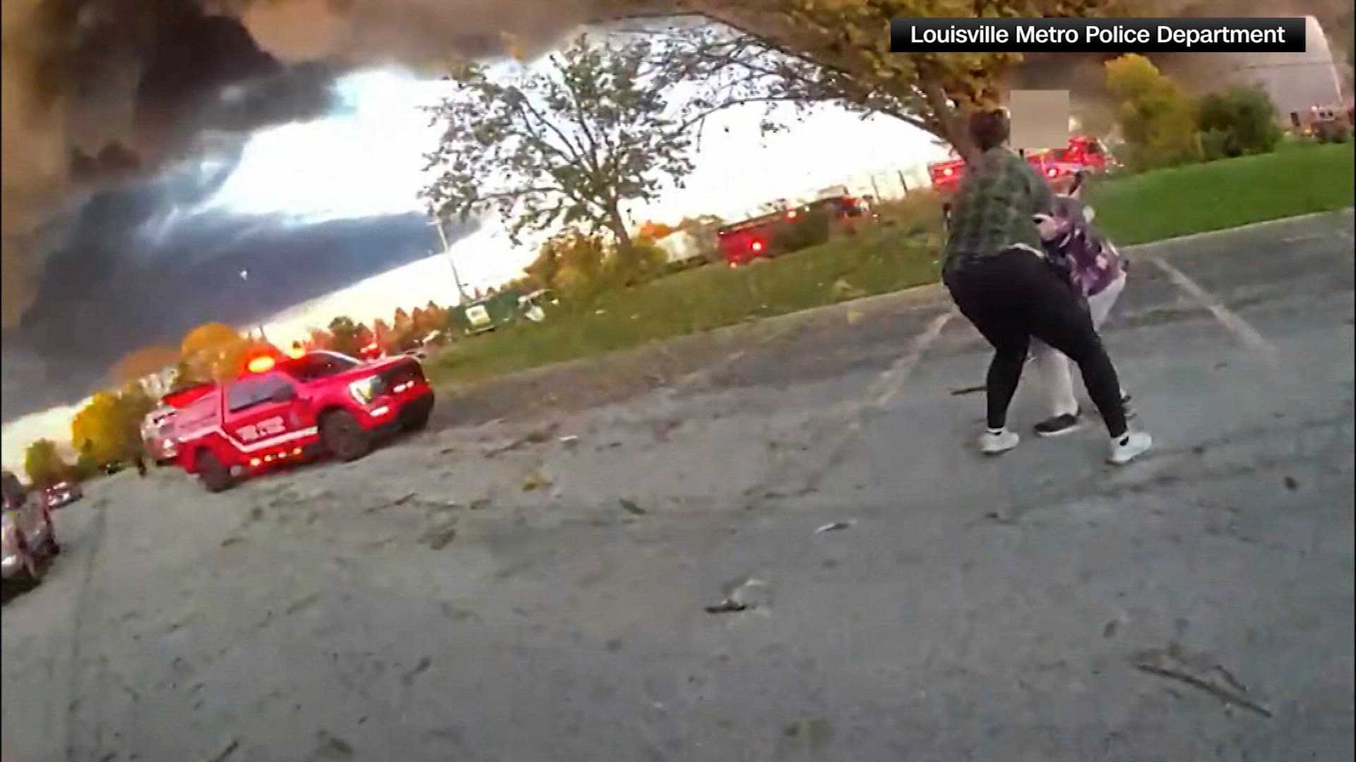 UPS plane crash: LMPD releases body cam footage, aerials of response
