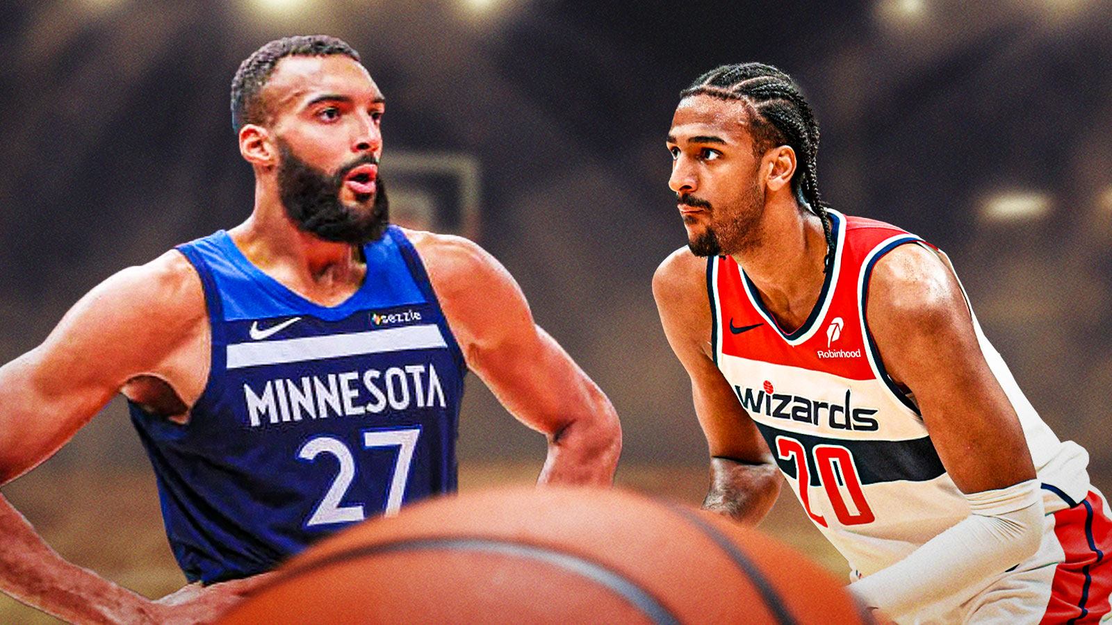 Rudy Gobert gives Alex Sarr 'body' advice after Timberwolves crush Wizards