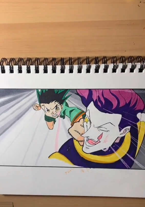 Gon and Hisoka Hunter x Hunter fan artwork | Anime illustration