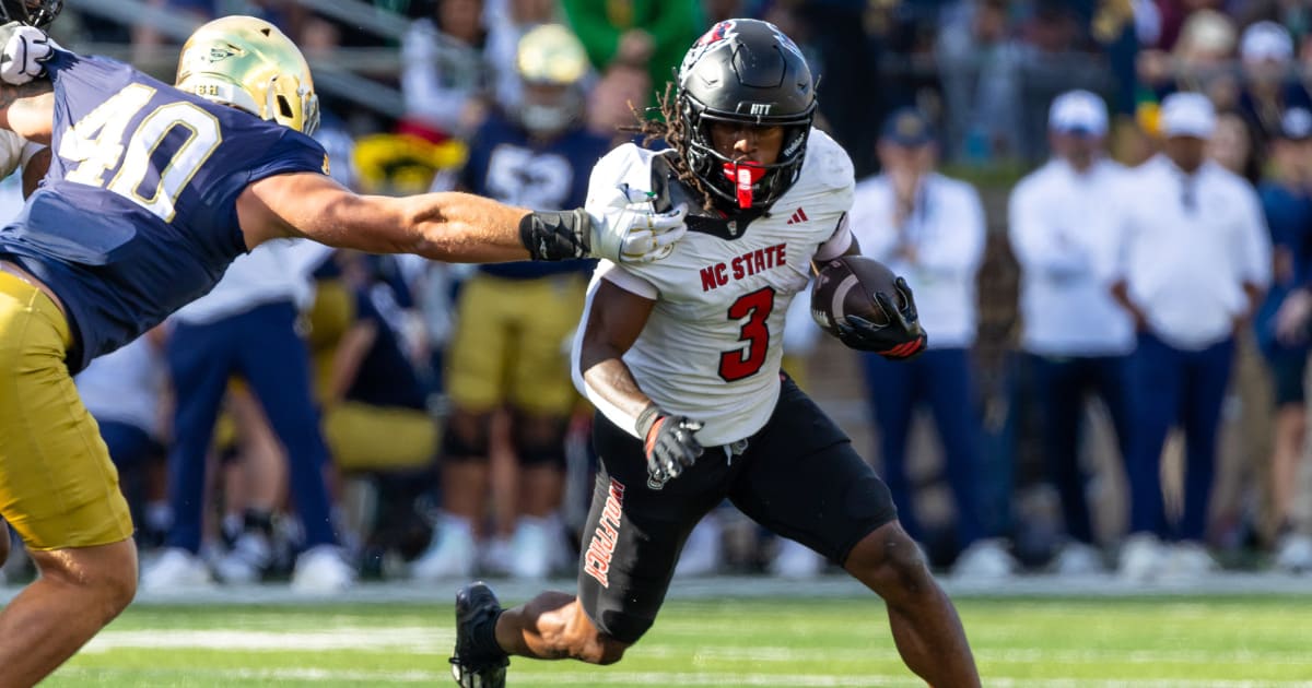 NC State running back Hollywood Smothers commits to transfer to Alabama