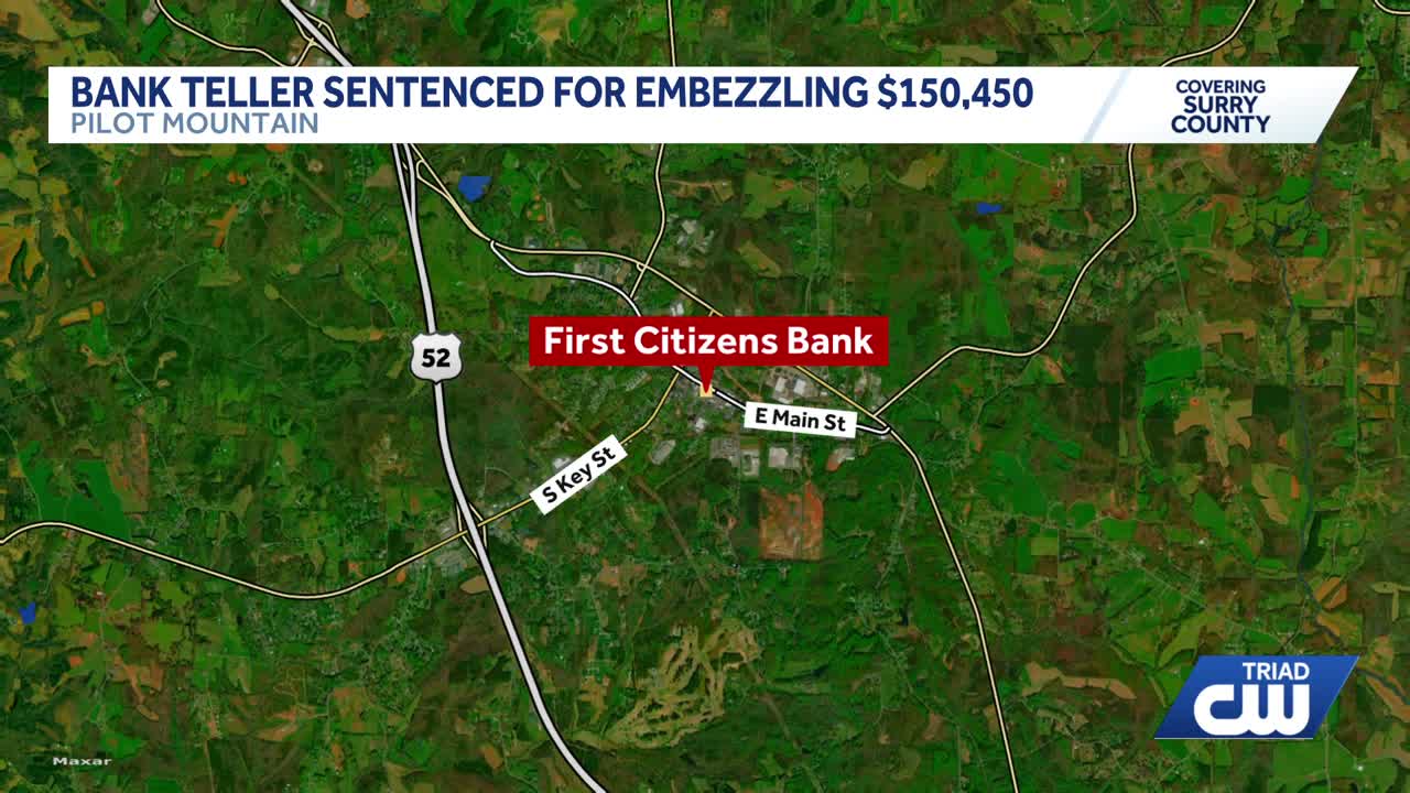 Former bank employee sentenced for stealing money from teller drawer ...