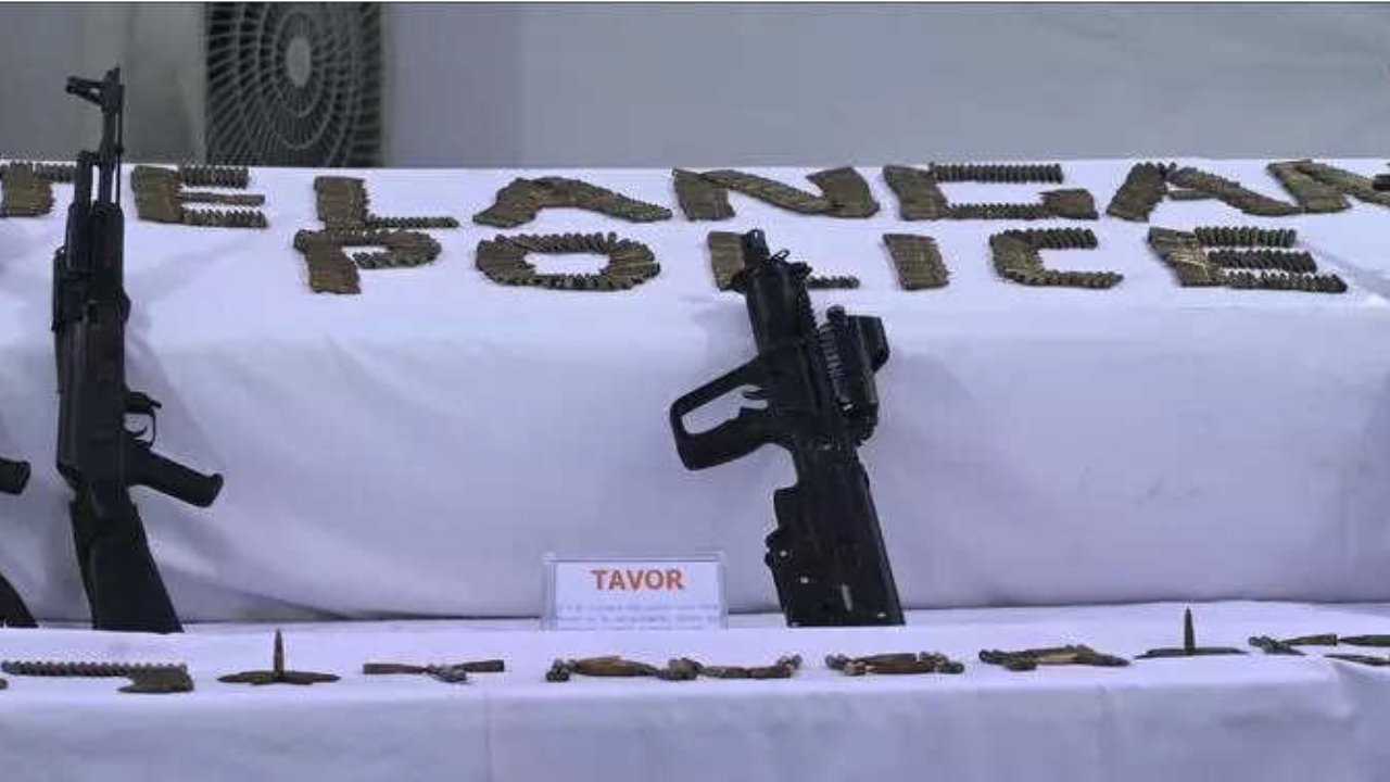 Tavor, Colt rifles: Telangana police share data of seized Maoist ...