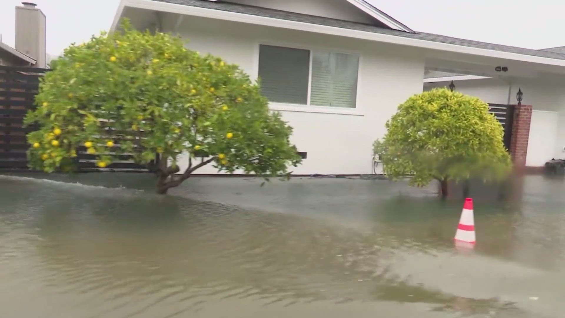 Record-setting king tides flood parts of California